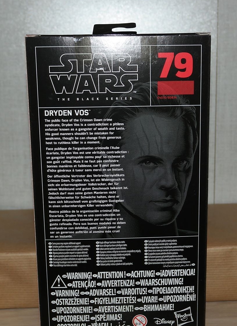 Black Series Review | Dryden Vos (Solo: A Star Wars Story) - Future of ...