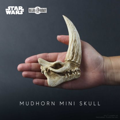 Regal Robot | Mudhorn Skull Mini Sculpture 'The Mandalorian' Revealed ...