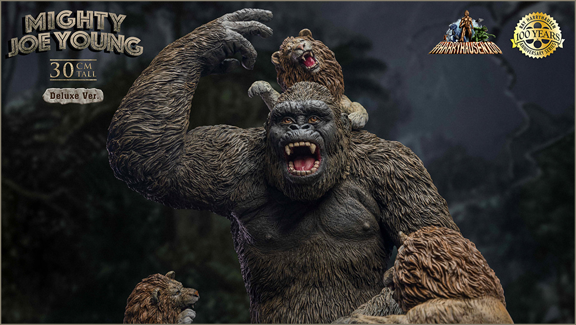 Mighty Joe Young: Ray Harryhausen's Giant Ape Statue Revealed! - Future ...