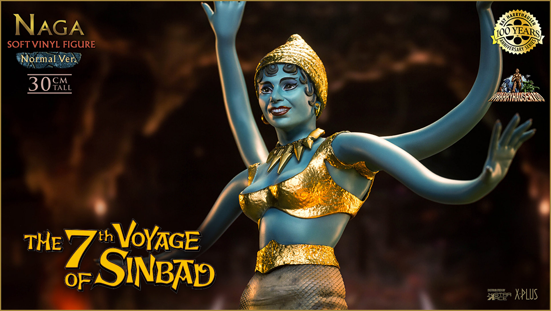 The 7th Voyage of Sinbad: Ray Harryhausen's Naga The Snake Woman Statue ...