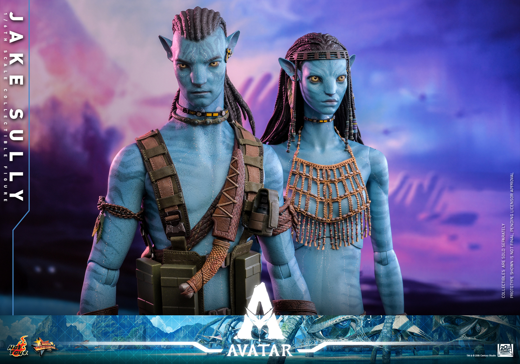 First Look | Hot Toys Neytiri & Jake Sully (Avatar: The Way Of Water ...