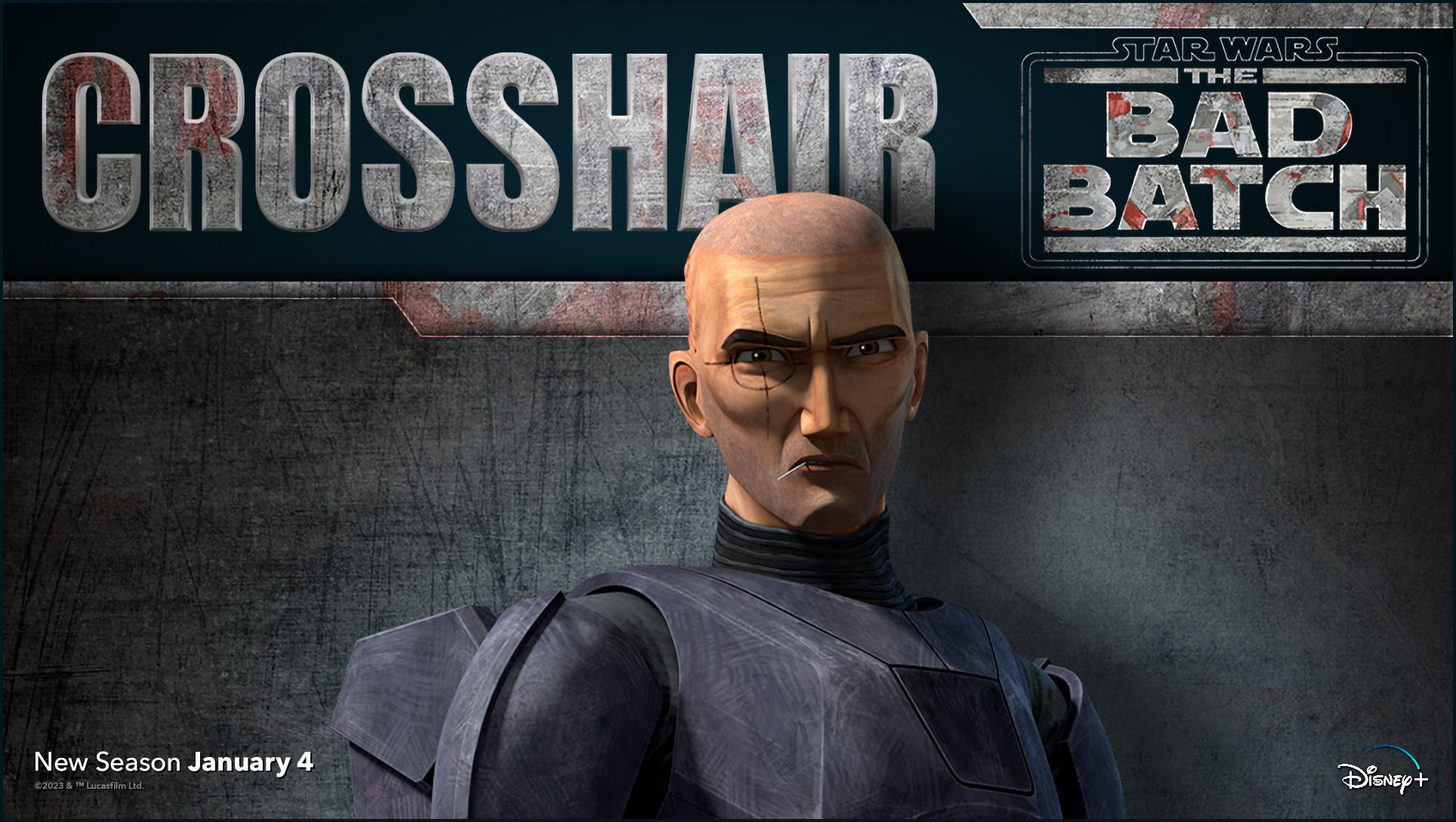 Crosshair's Character Poster From The Bad Batch Season 2 Completes the ...