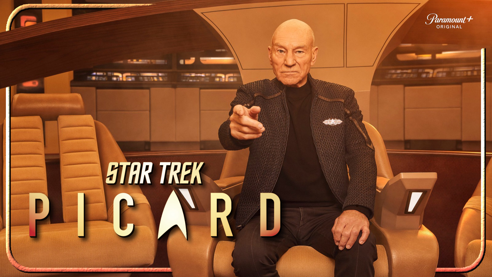 The Crew Reports to the Bridge in New Star Trek: Picard Enterprise-D ...