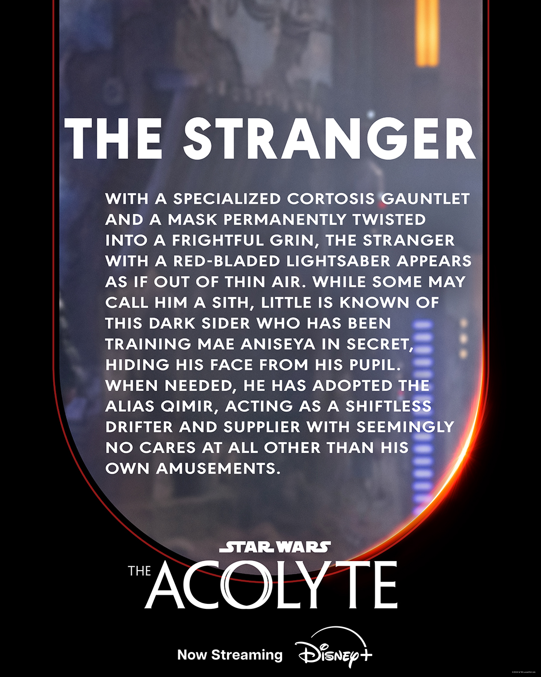 The Stranger Unleashes The Dark Side On The Latest Character Poster ...