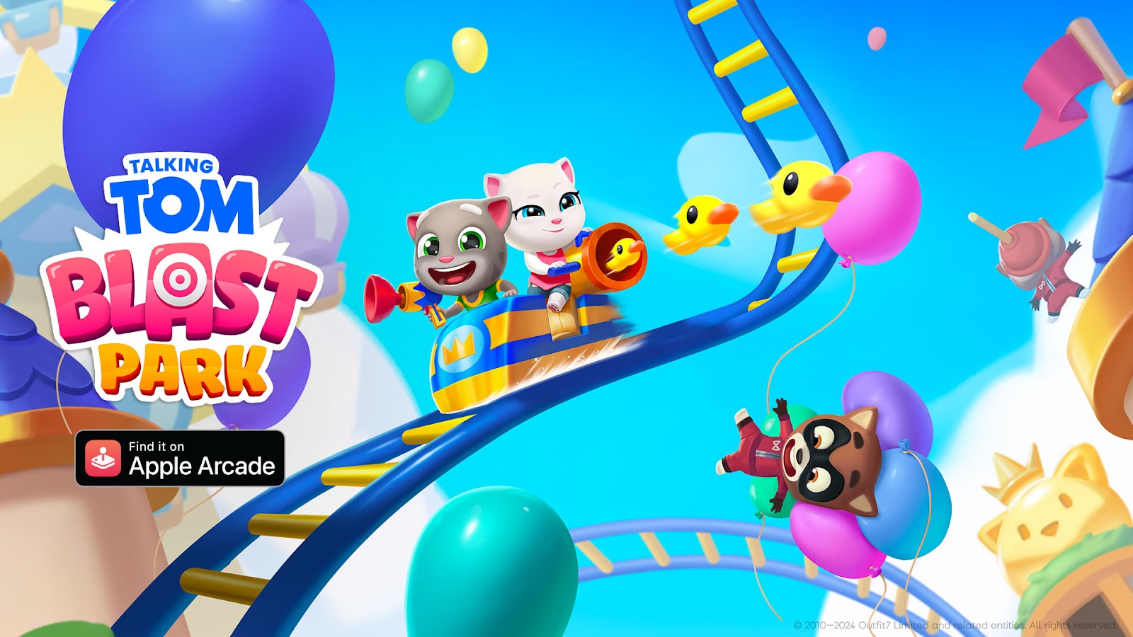 Outfit7 Brings The Thrills With Their New Game, Talking Tom Blast Park ...