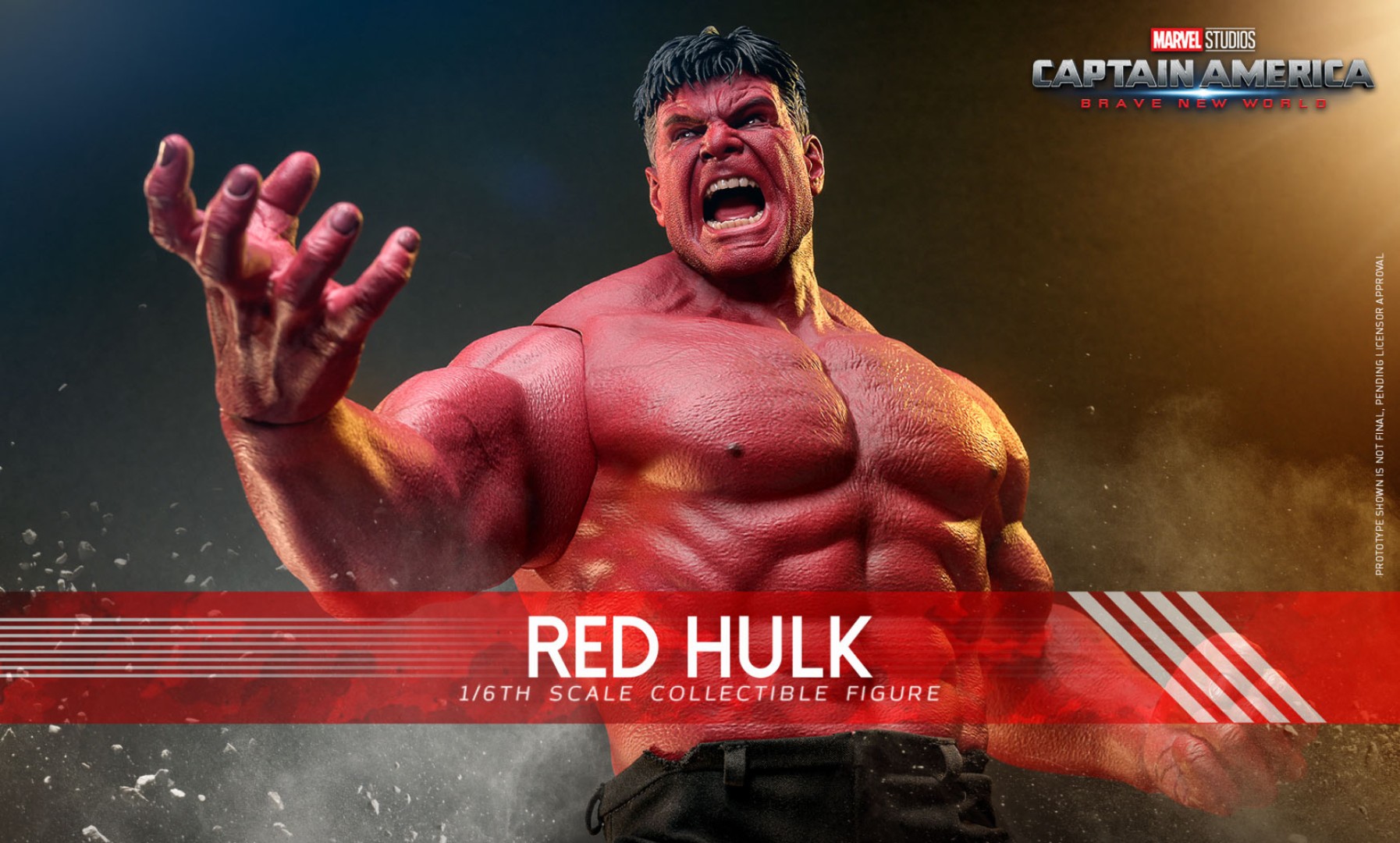 First Look | Hot Toys Red Hulk (Captain America: Brave New World ...