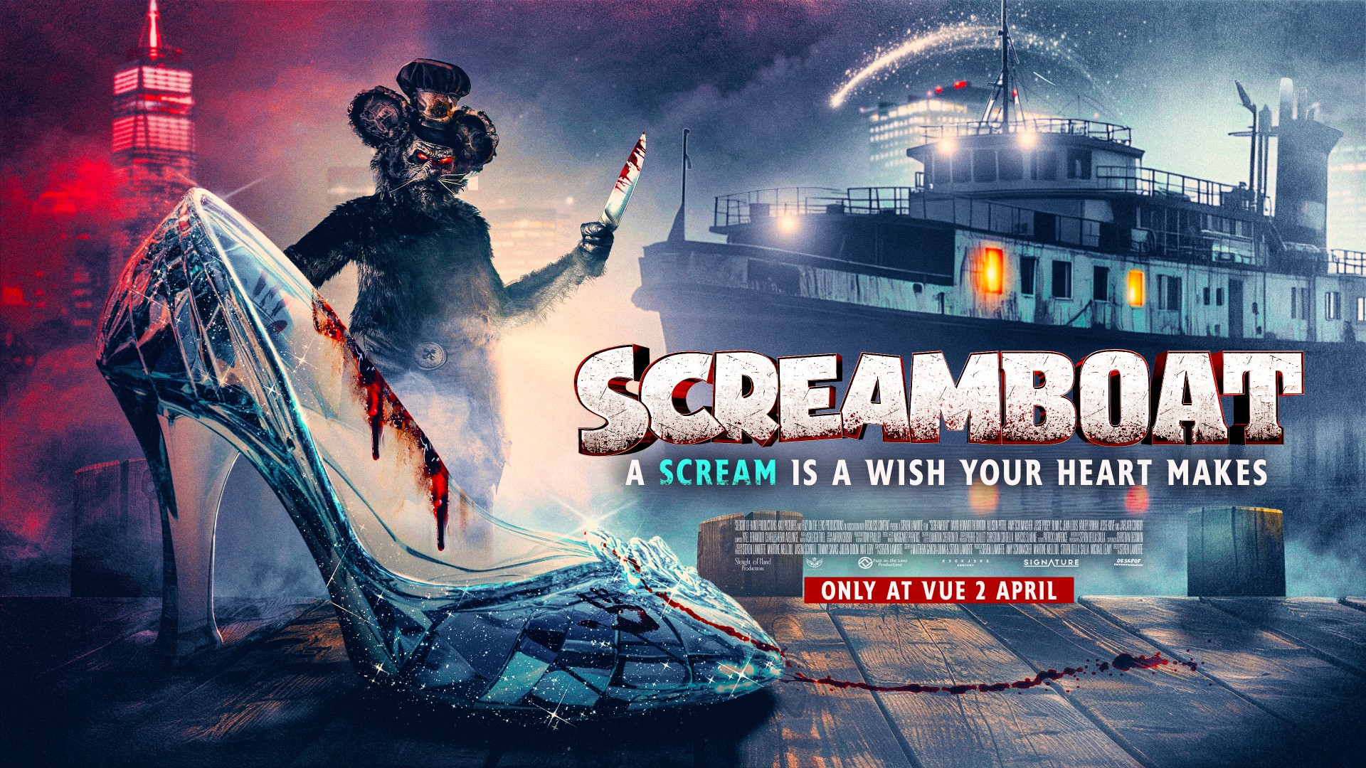 Willie Turns Dreams Into Nightmares On The New Poster For Screamboat ...