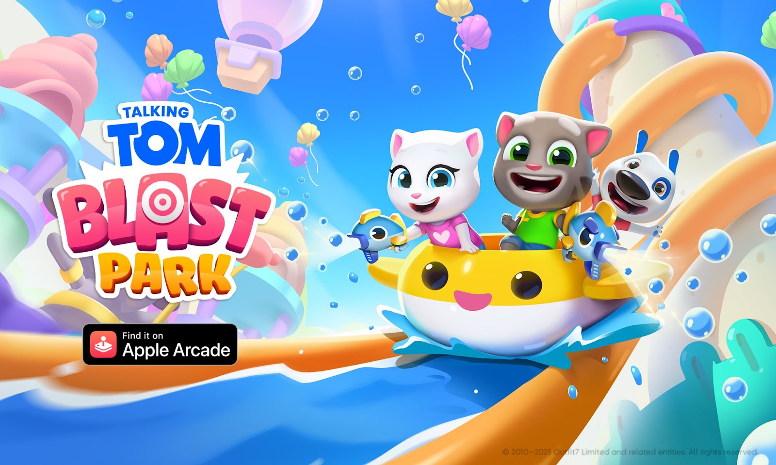 Talking Tom Blast Park Launches A Water Park Update On Apple Arcade ...
