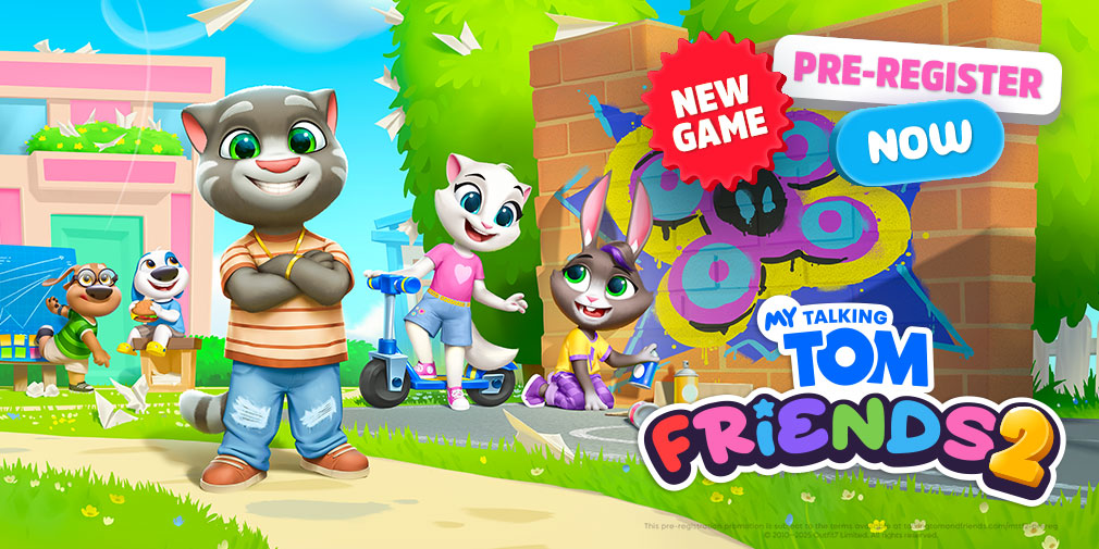 Pre-Registration Is Now Open For My Talking Tom Friends 2 - Future of ...