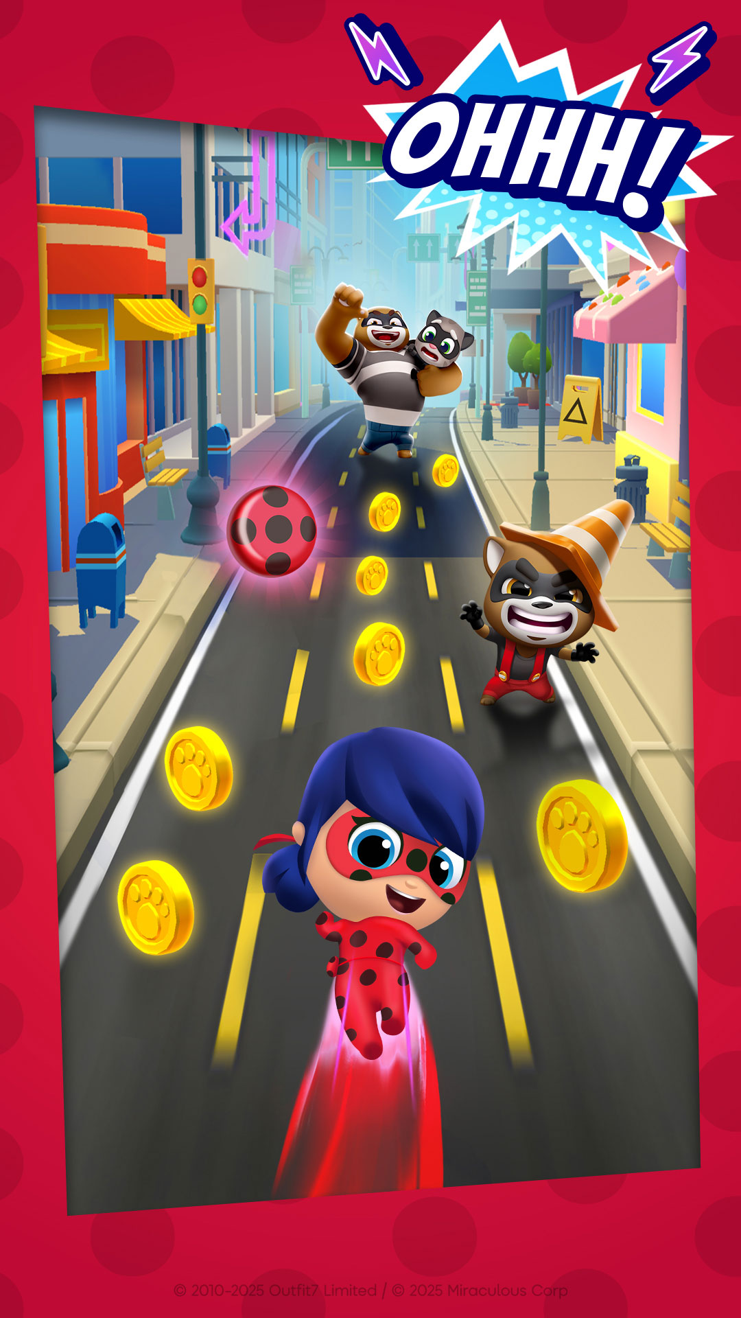 Superheroes Unite! Ladybug Enters Talking Tom: Hero Dash In An Epic ...