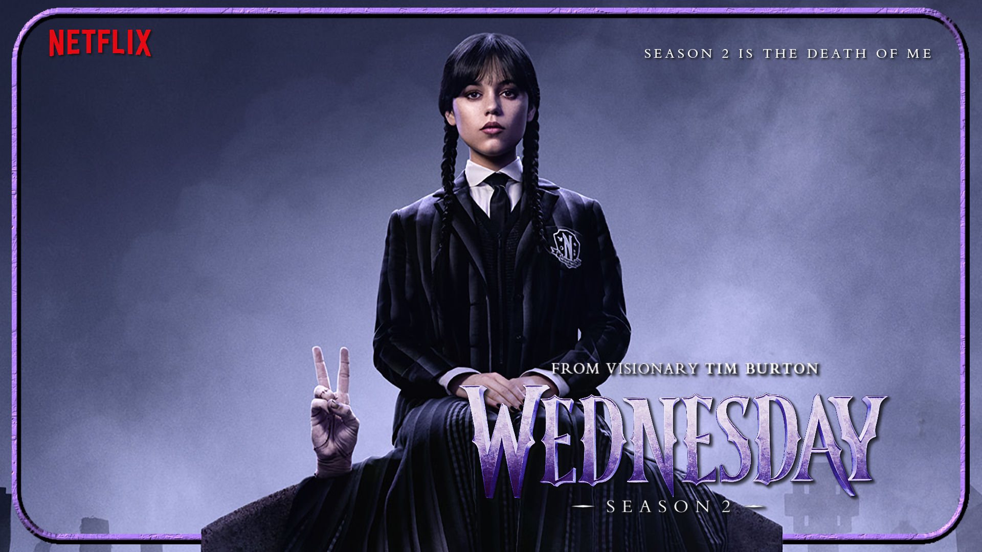 Another New Poster for Wednesday Season 2 Part 2 Emerges From Nevermore ...