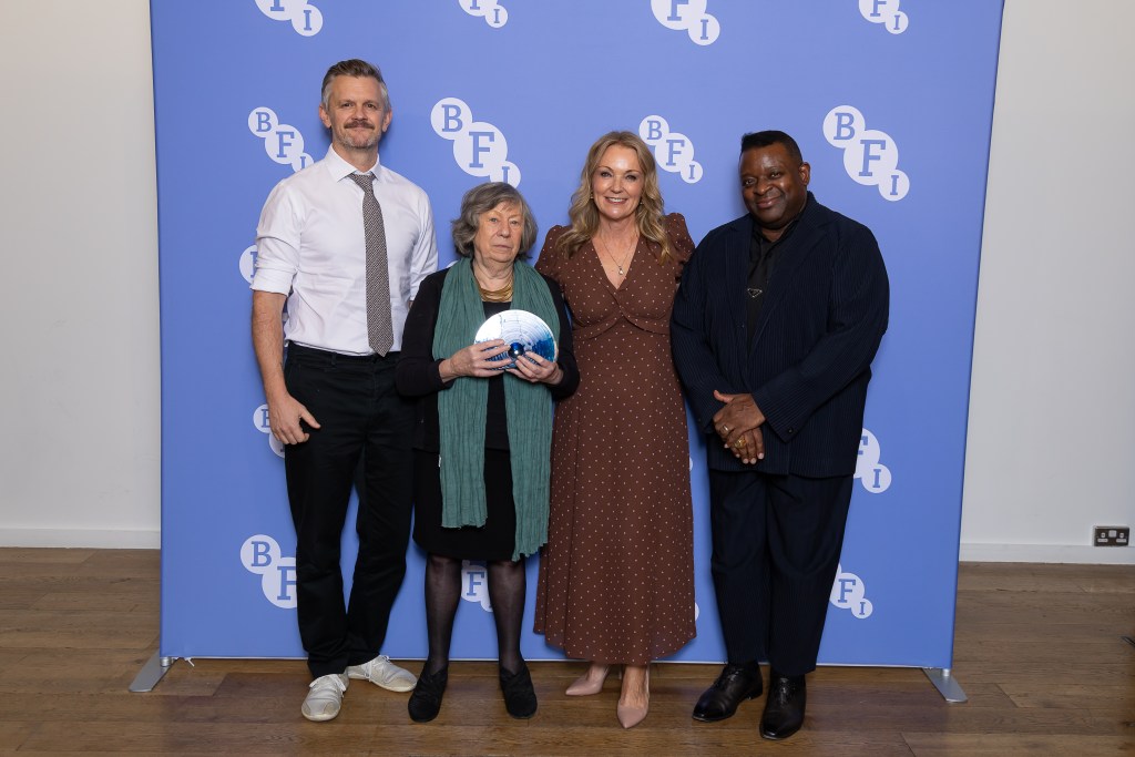 Laura Mulvey Receives The BFI Fellowship Award From Sir Isaac Julien At ...