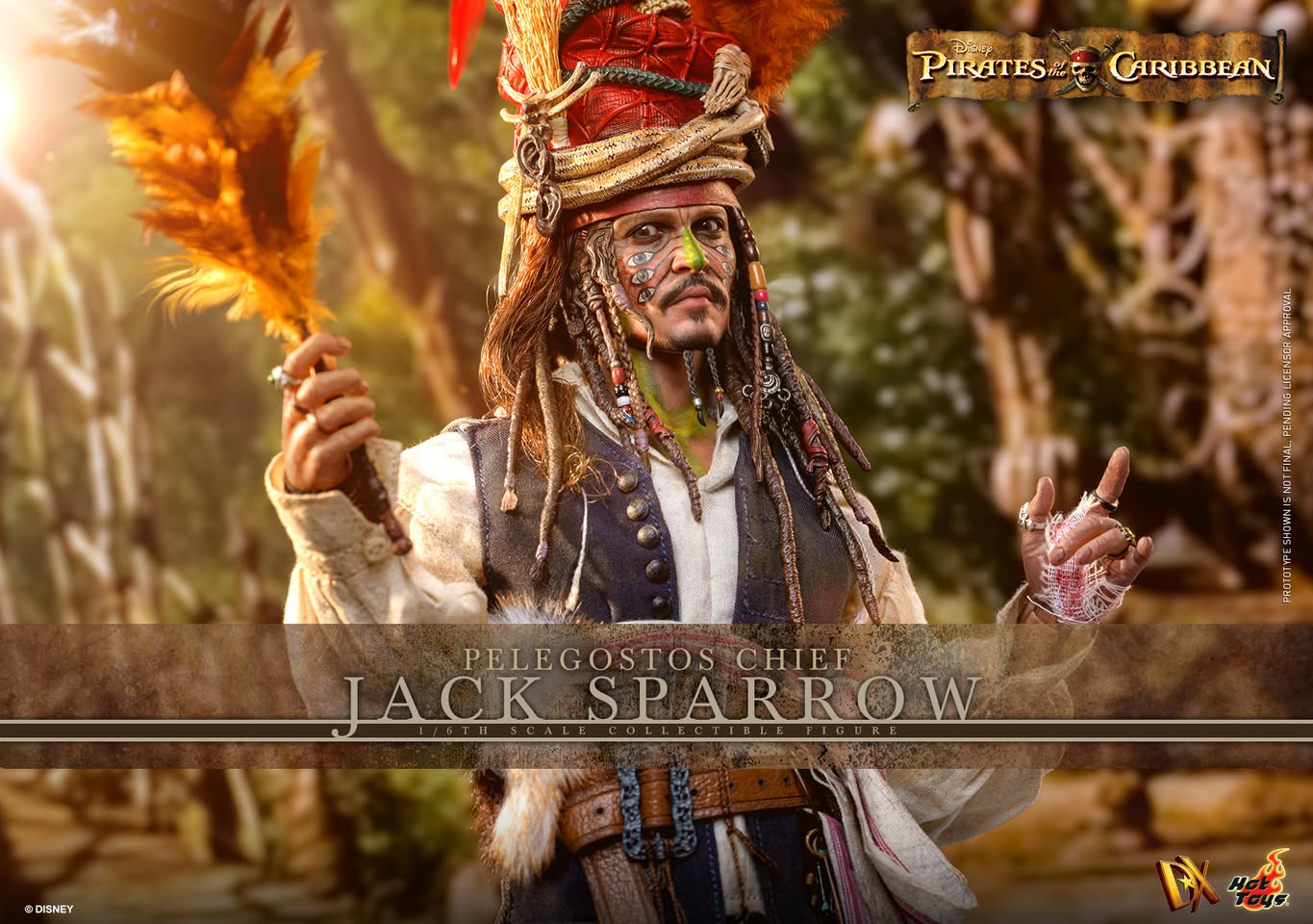First Look | Hot Toys Pelegostos Chief Jack Sparrow (Pirates of the ...